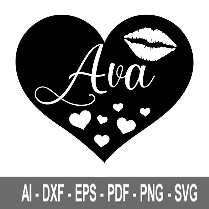 Ava Clipart Svg - Etsy