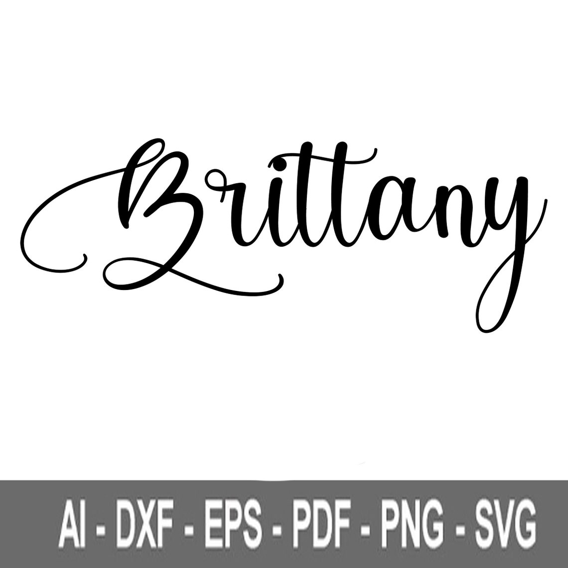 Brittany Name Svg Girl Name Svg Brittany Svg Girl Svg - Etsy Canada