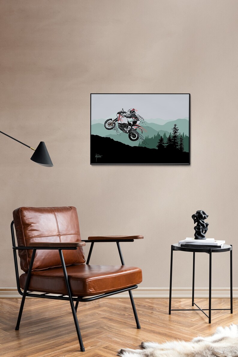 Printable Motorcycle Wall Art of Ducati Desert X 2023. Downloadable Art ...