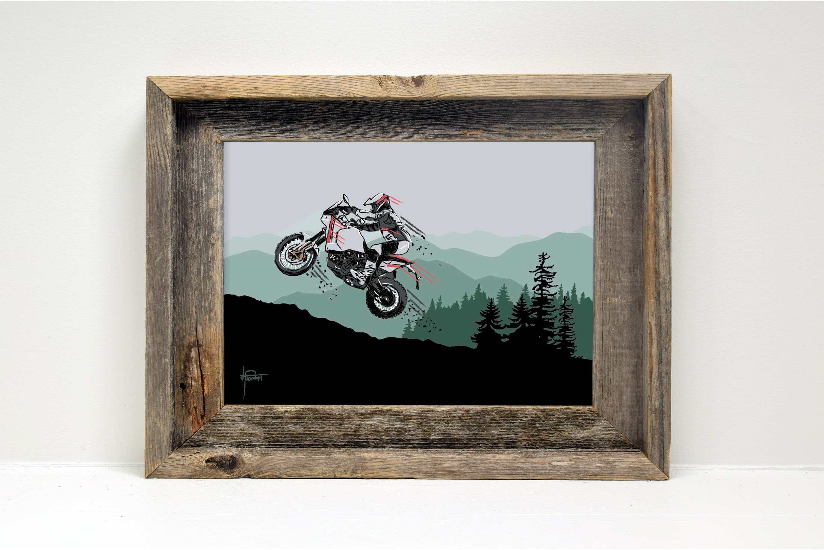 Printable Motorcycle Wall Art of Ducati Desert X 2023. Downloadable Art ...