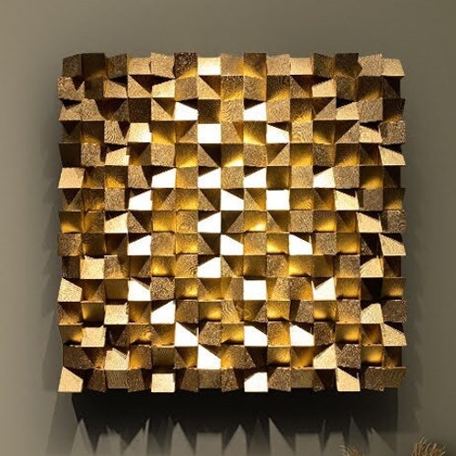 Soundproof Panel Wood Sound Diffuser Acoustic Wood Wall Art - Etsy