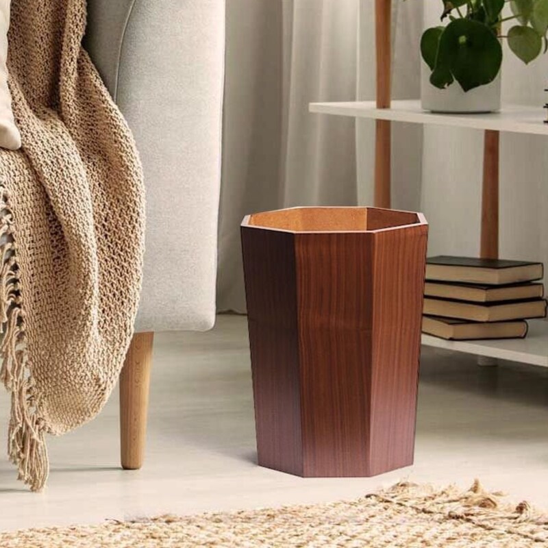 Wood Trash Bin - Etsy