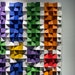 Rainbow Colorful Wall Panel, Eclectic Modern Home Decor, Textured Wall ...