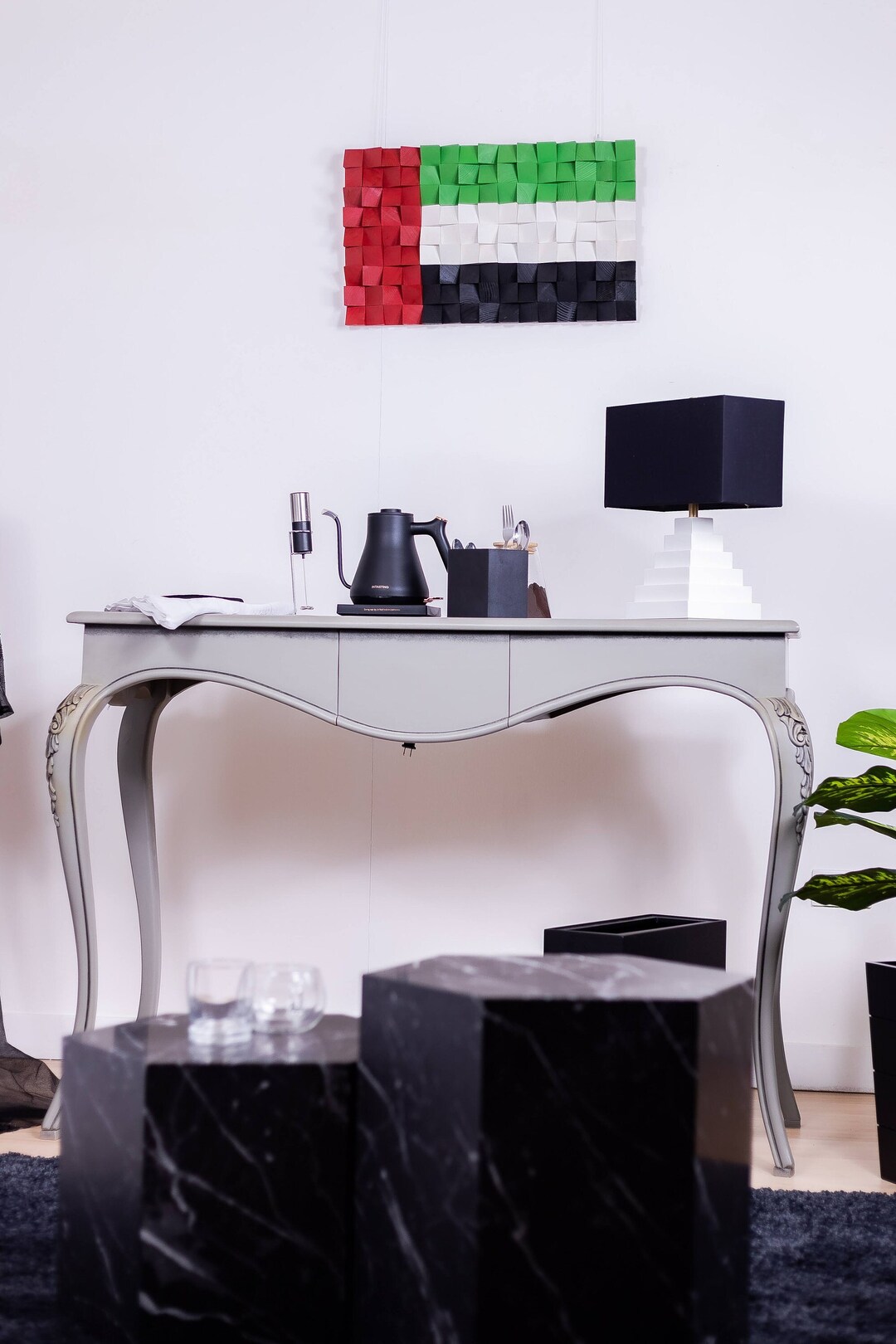 Wooden United Arab Emirates Flag, Emirati Wall Decor, Sound Diffuser ...