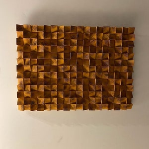 Large Geometric Dimensional 3D Wall Art, Contemporary Eclectic Art ...