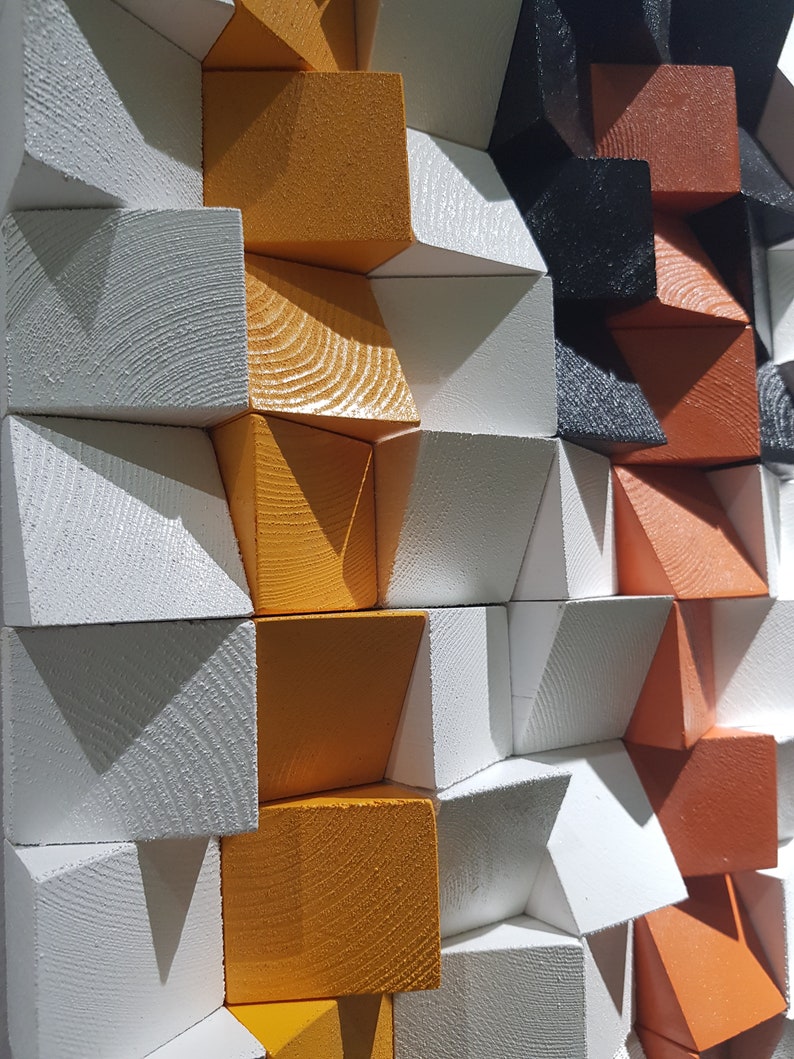 Soundproof Panel Wood Sound Diffuser Acoustic Wood Wall Art - Etsy