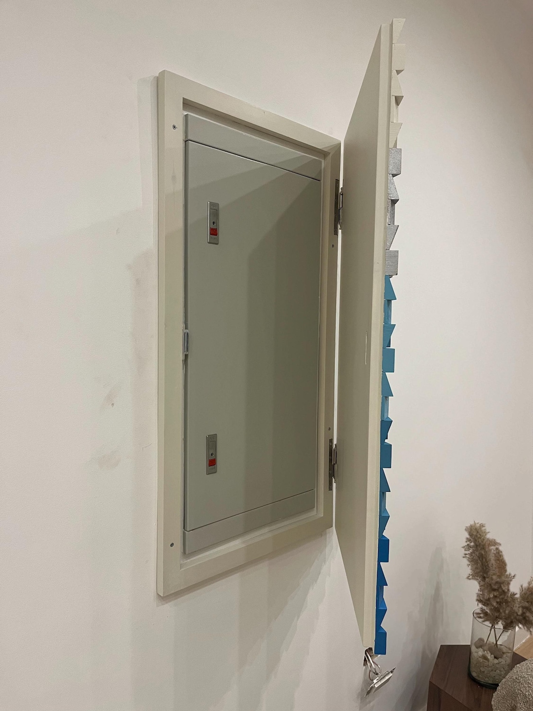 Mosaic Electrical Circuit Breaker Box Wall Panel Cover, Electric Panel ...