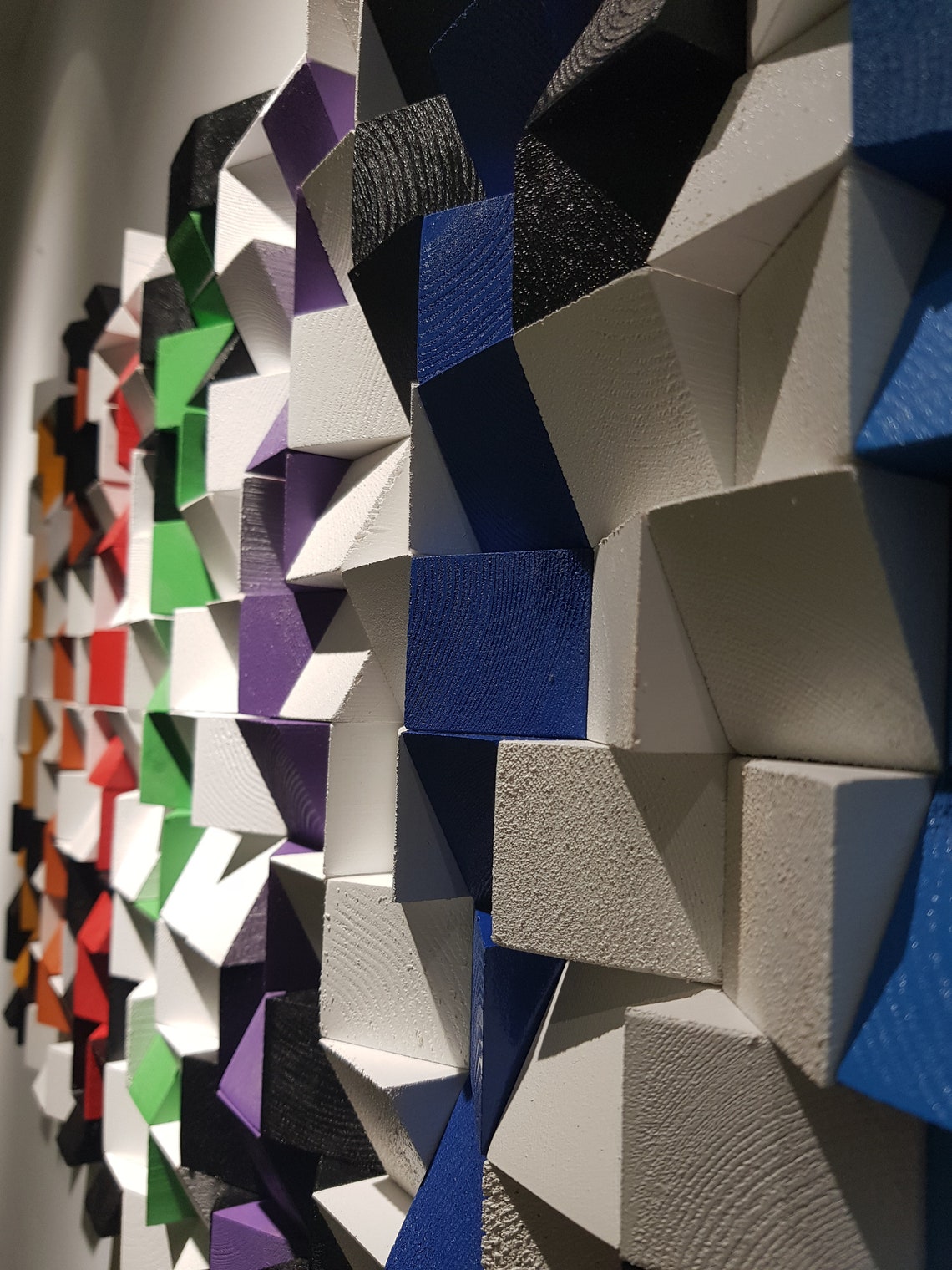 Soundproof Panel Wood Sound Diffuser Acoustic Wood Wall Art - Etsy