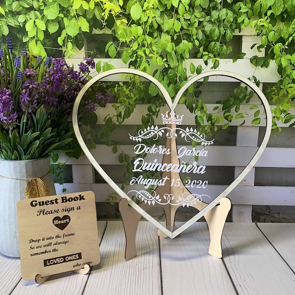 Xv Guest Book - Etsy