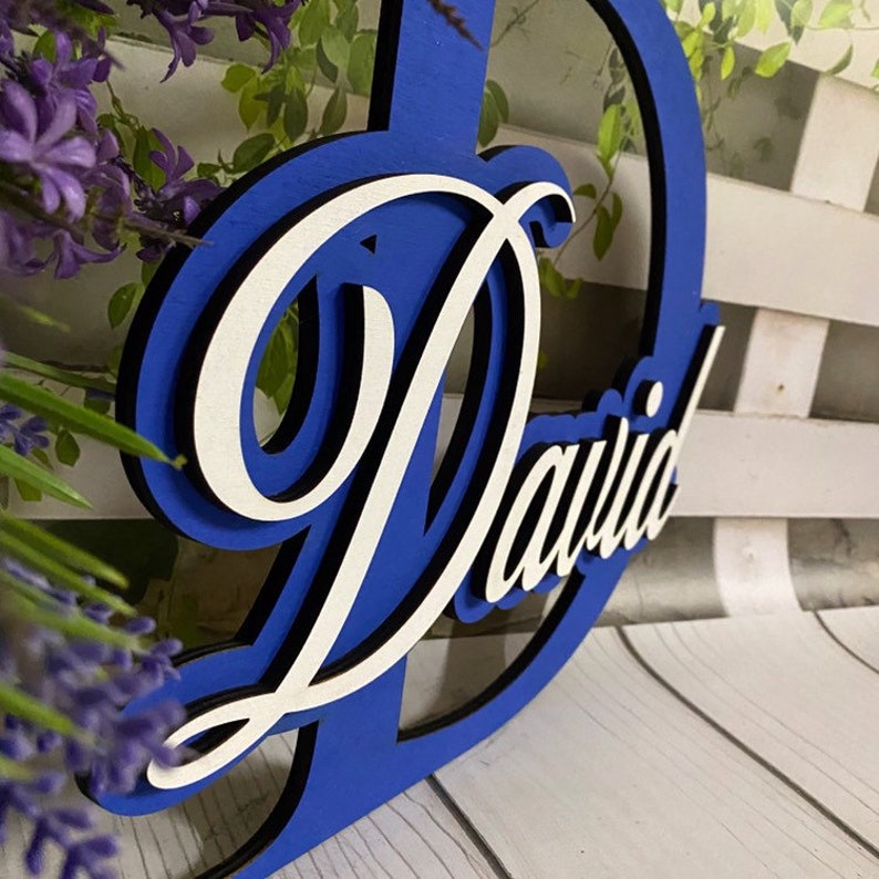 Personalized Boy Name Sign,nursery Wood Name Sign,nursery Wooden Decor ...