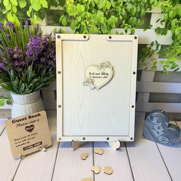 Heart Guest Book Drop Box - Etsy