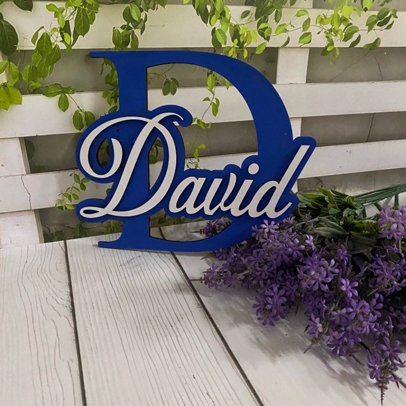 Personalized Boy Name Sign,nursery Wood Name Sign,nursery Wooden Decor ...