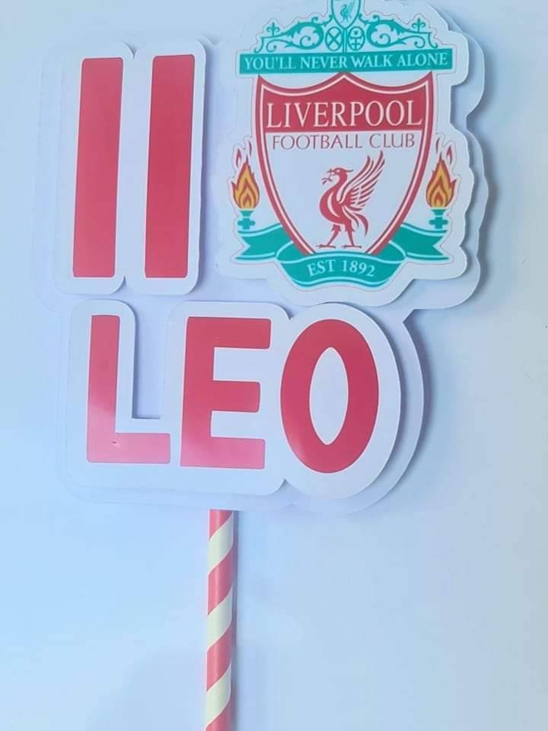 Personalised Football Cake Topper - Etsy