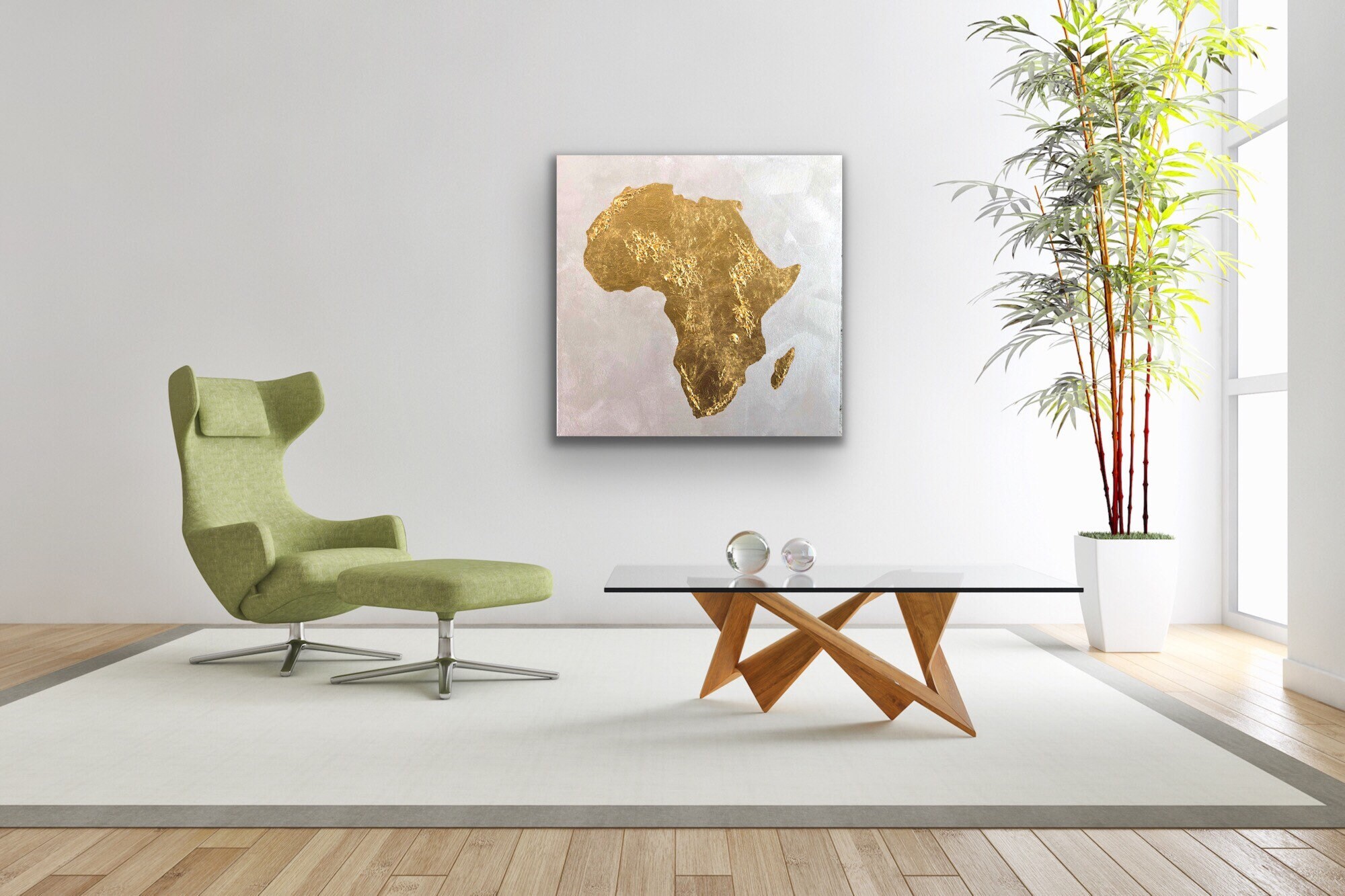 Gold Leaf Map of Africa Africa Map Africa Love Map of Africa African ...