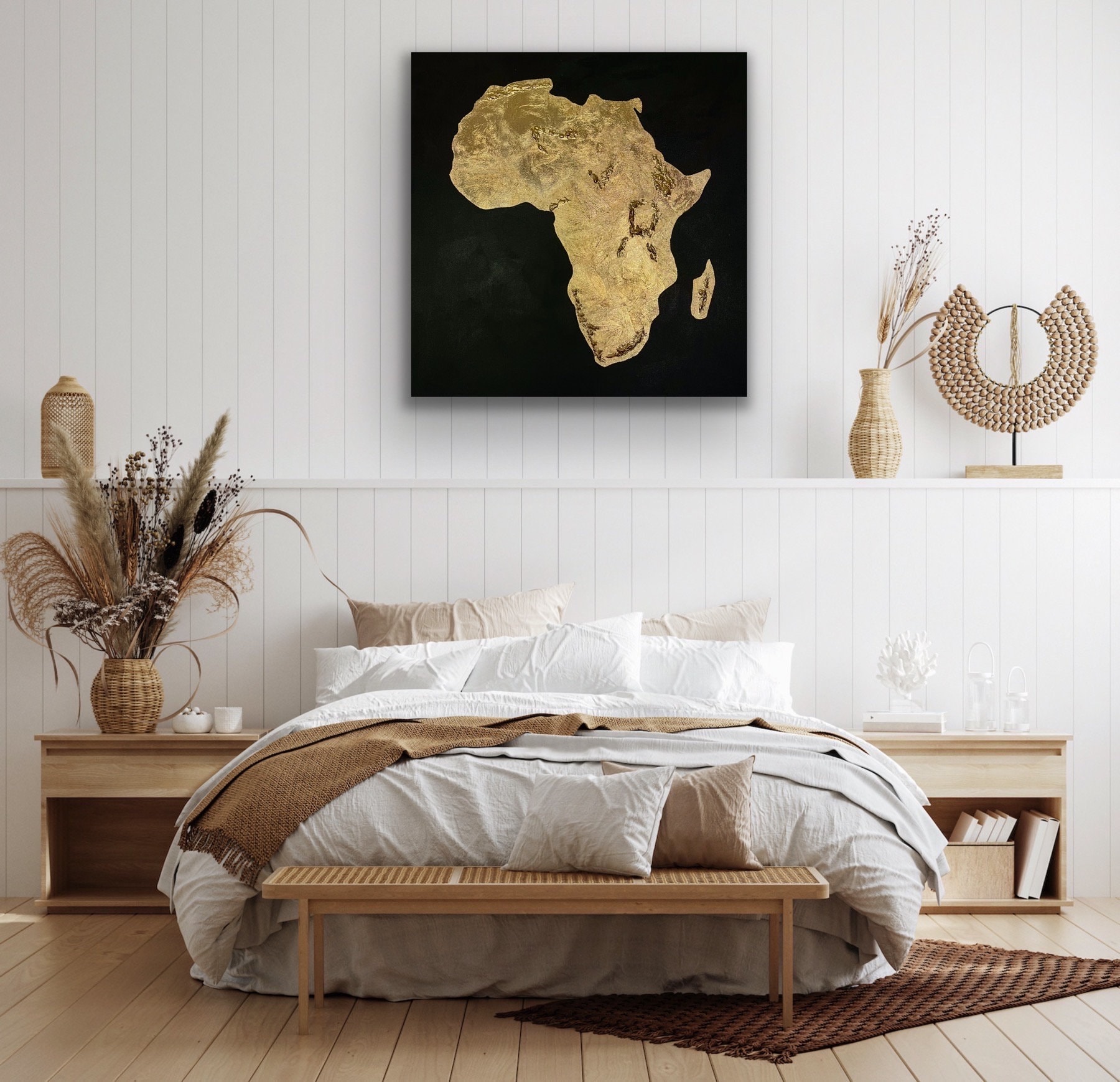 Gold leafmap of Africa Africa map Africa love map of Africa African art ...