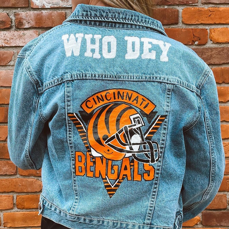 Painted Jean Jacket - Etsy