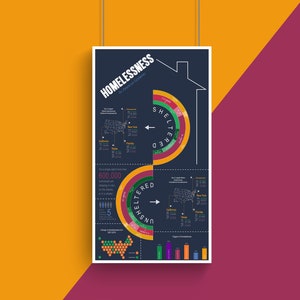Homelessness Infographic Poster | Etsy