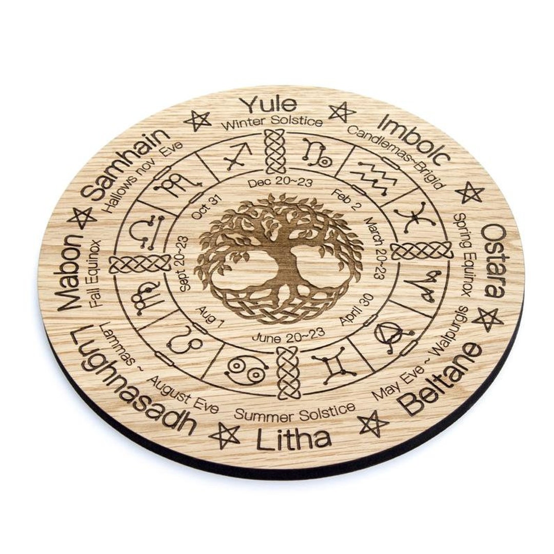 Wheel of the Year, Wicca Annual Cycle of Seasonal Festivals, Wicca ...