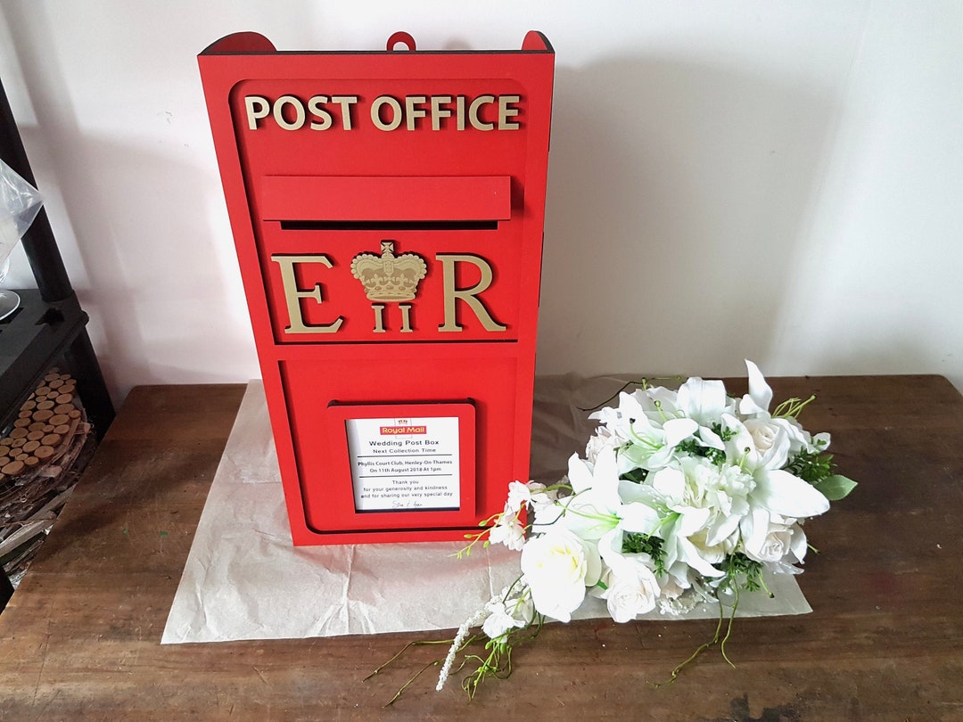Wedding Post Box - Lockable Wedding Post Box - DIY Post Box - Party ...