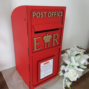 Wedding Post Box - Lockable Wedding Post Box - DIY Post Box - Party ...