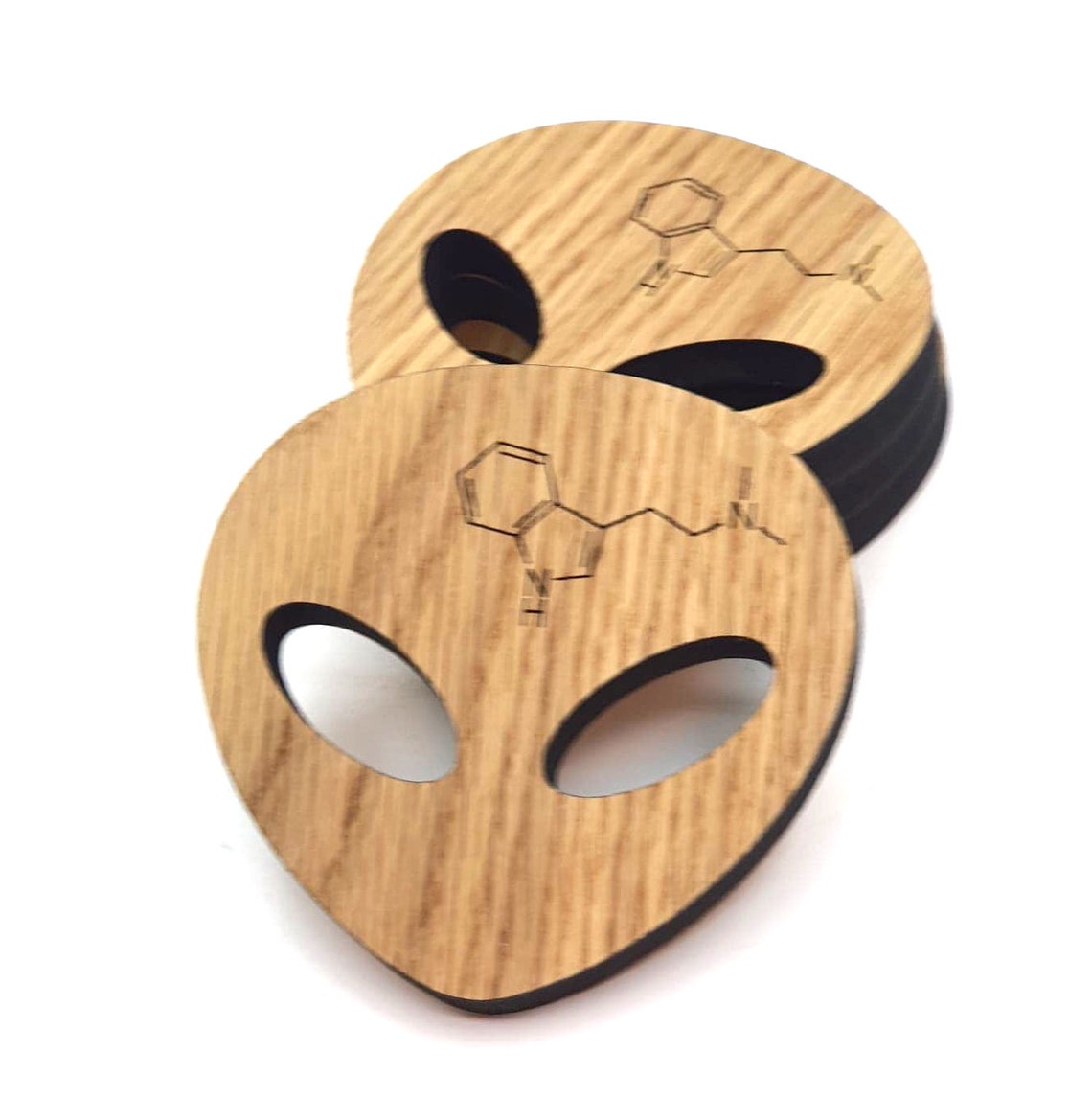 Alien Coasters Set of 4 Novelty Coasters Ufo Space Man | Etsy