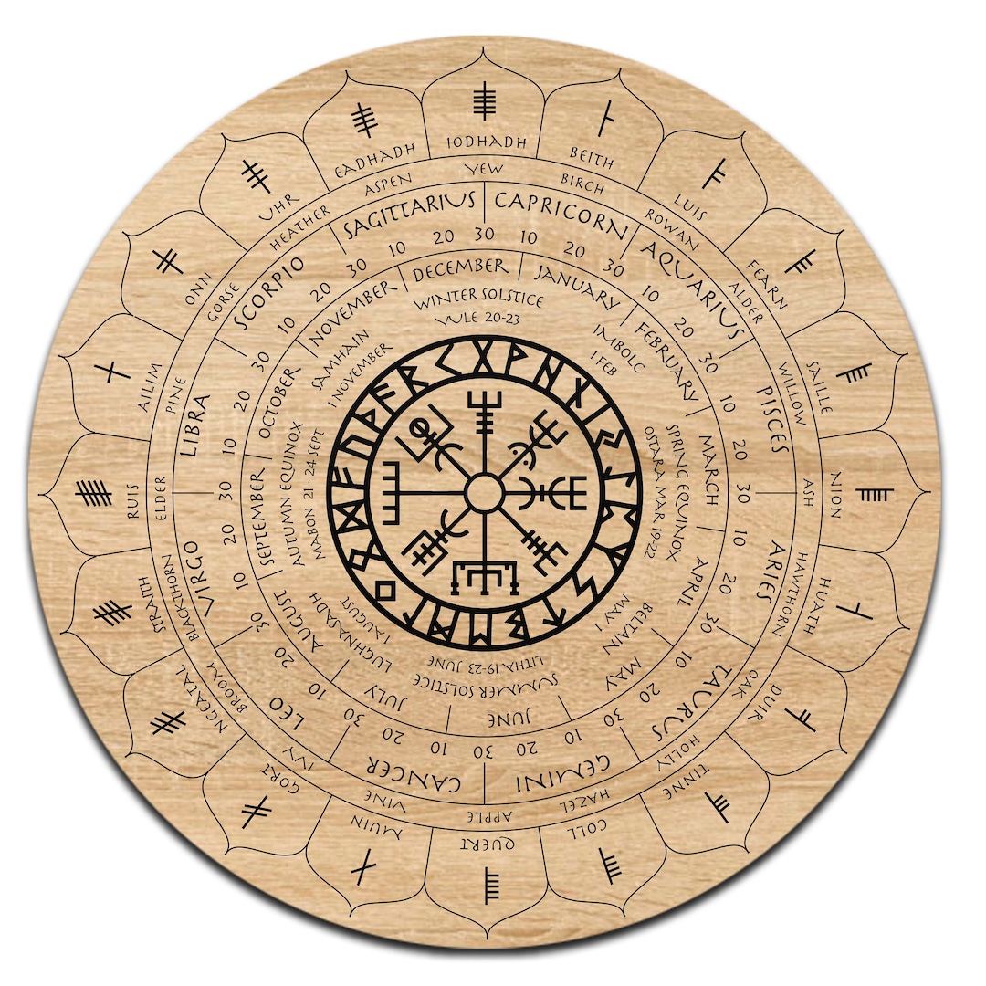 Ogham Rune Calendar - Etsy