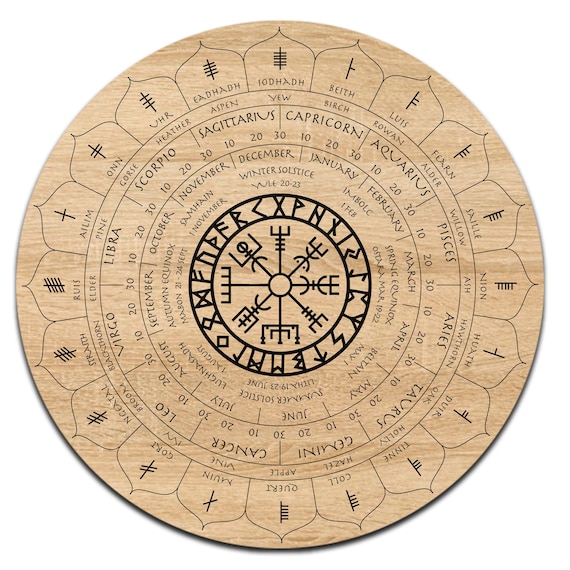 Ogham Rune Calendar | Etsy