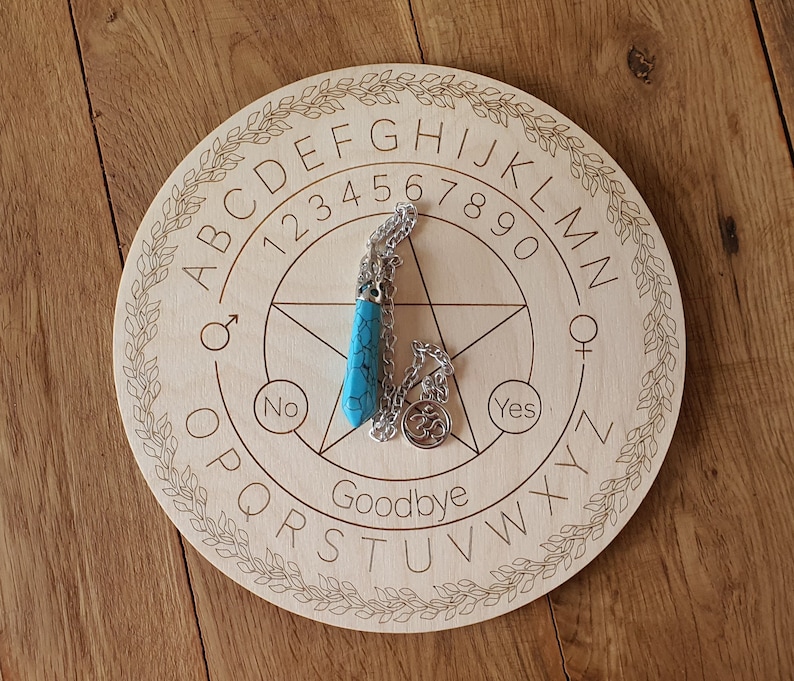 Pendulum Dowsing Board - Free Pendulum - Etsy UK