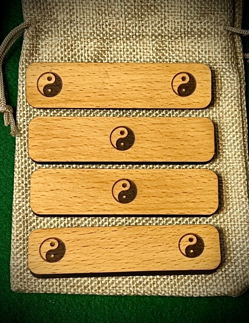 Geomancy Training Cards and Sticks Druid Sticks Divination - Etsy