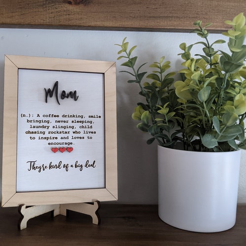Mom Definition Sign - Etsy