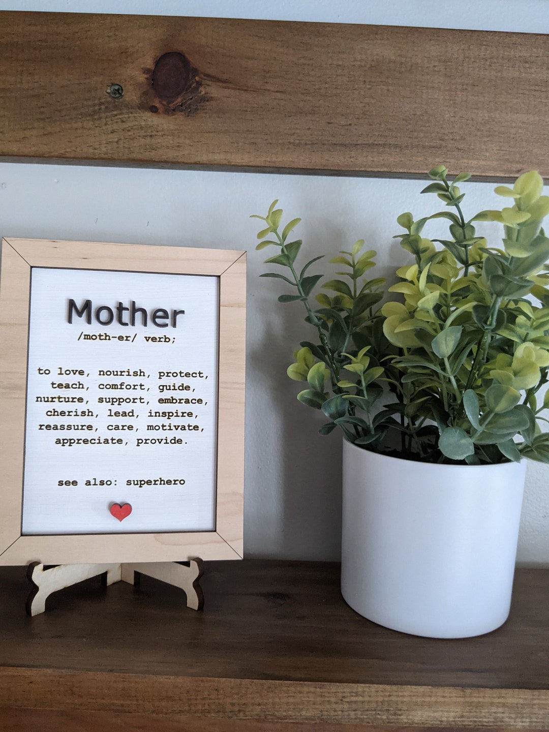 Mother Definition Sign - Etsy