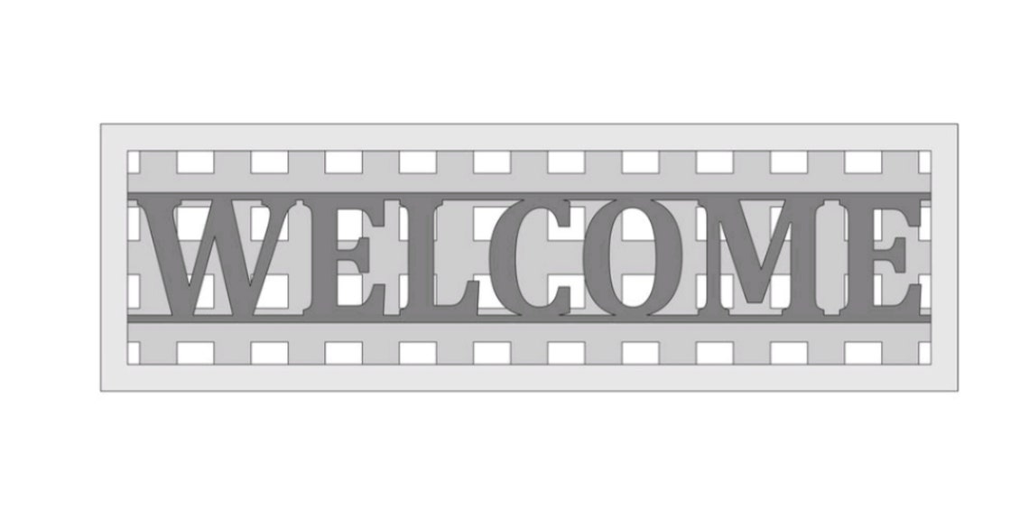 Welcome Check Sign SVG - Etsy