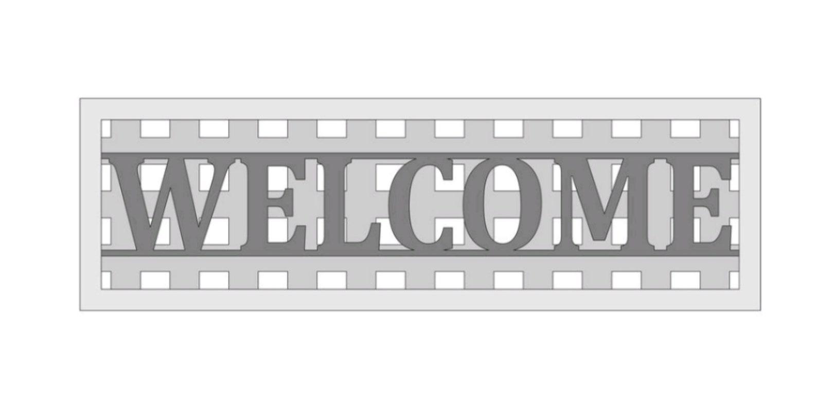 Welcome Check Sign SVG - Etsy