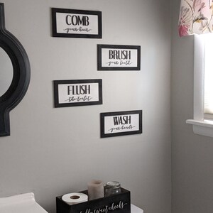 Bathroom Sign SVG - Etsy