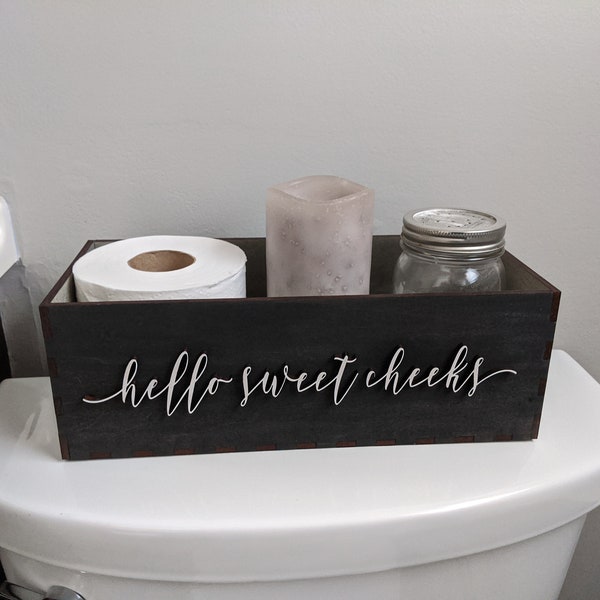 Back of Toilet Box - Etsy