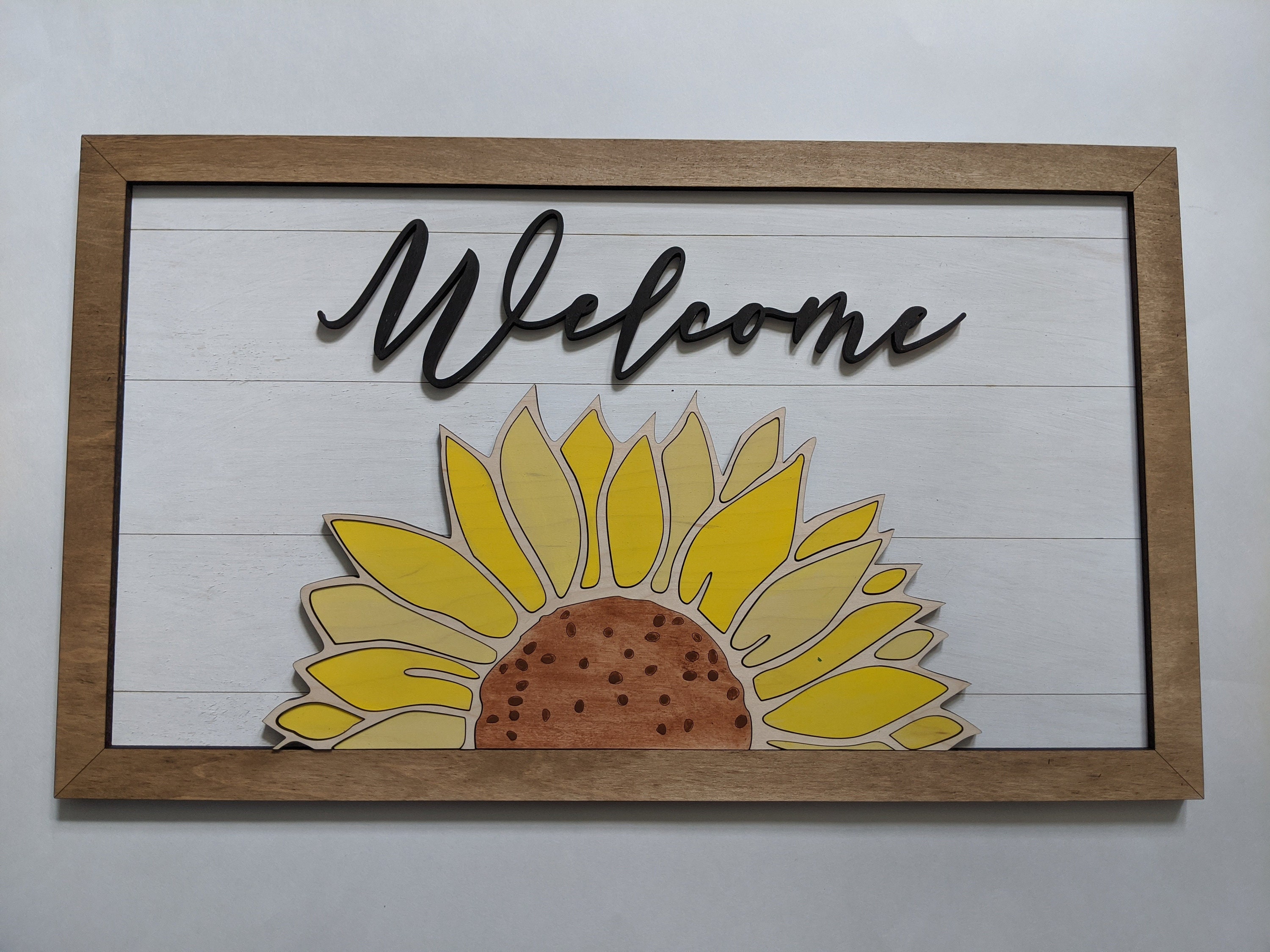 Sunflower Sign SVG - Etsy