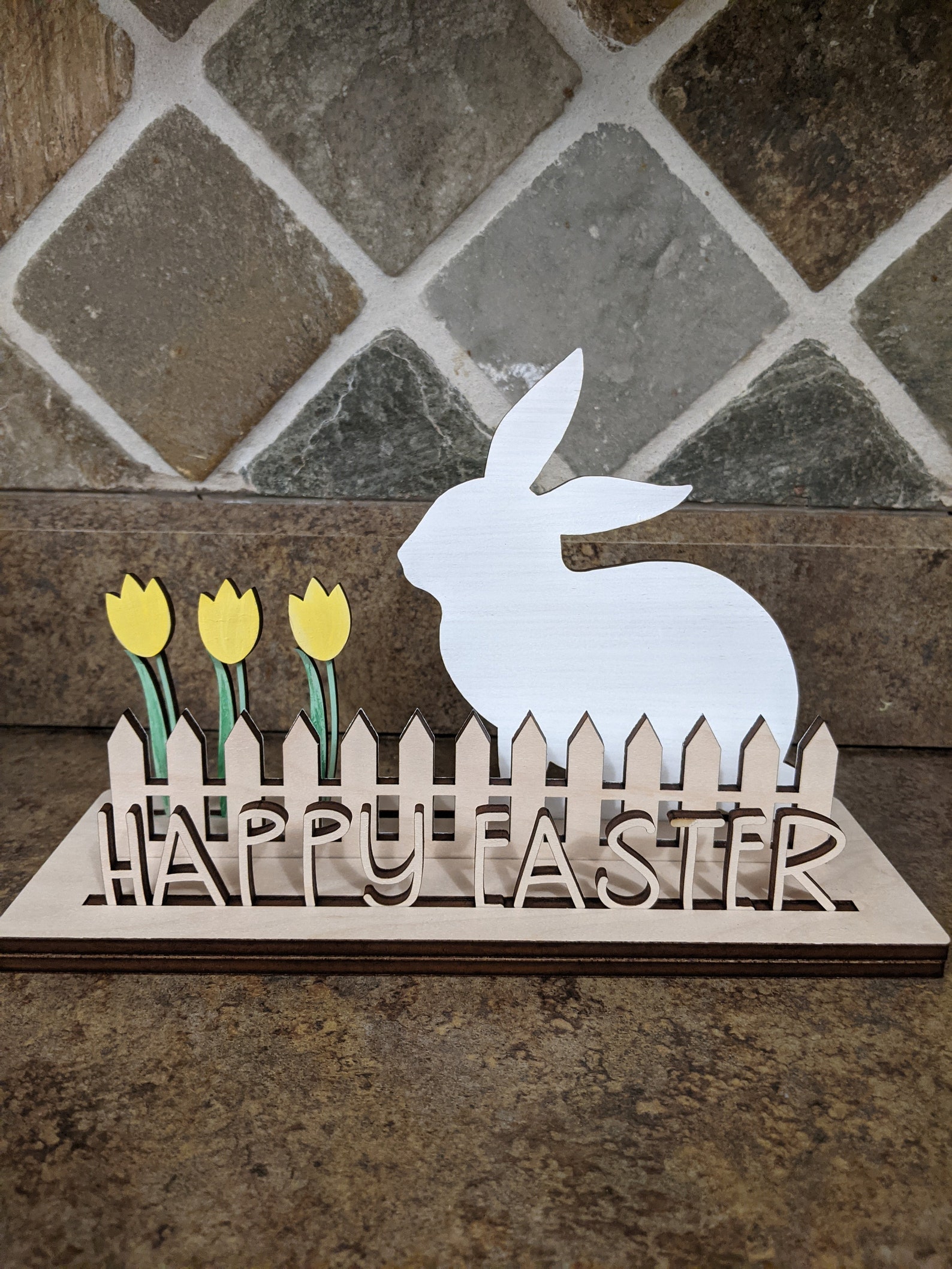 Spring Bunny Sign - Etsy