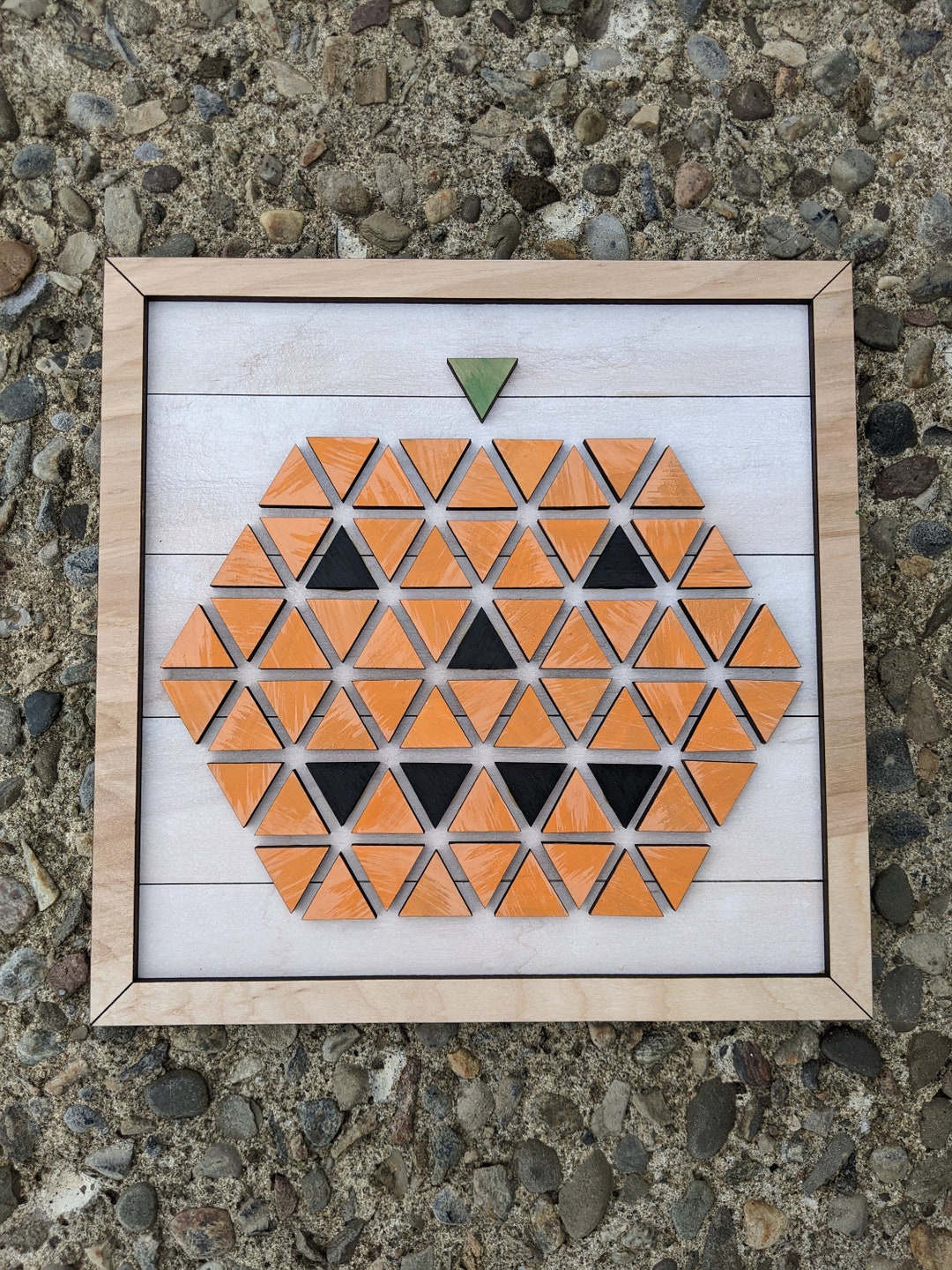 Geometric Pumpkin Sign SVG - Etsy
