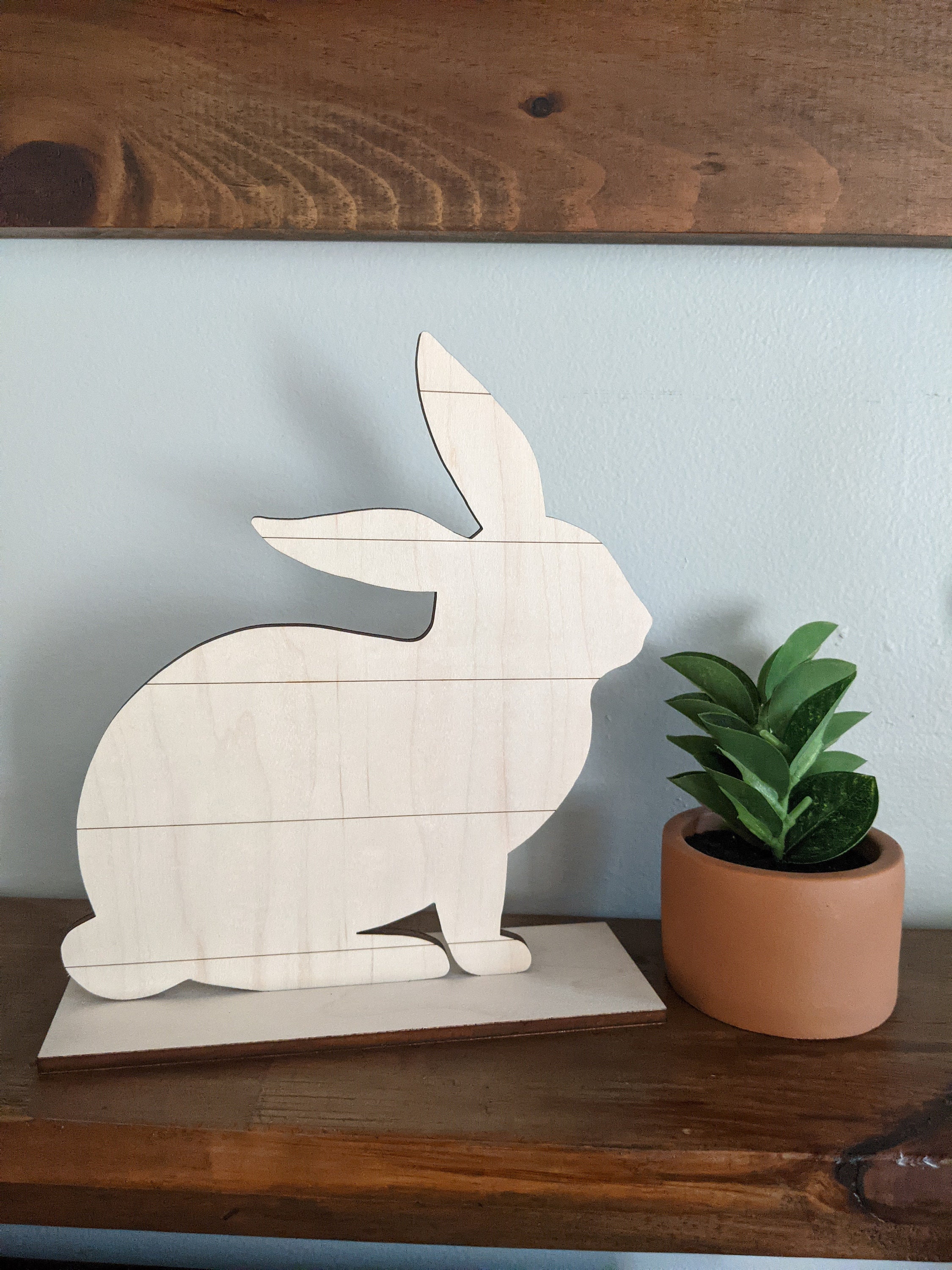 Bunny with stand | Etsy