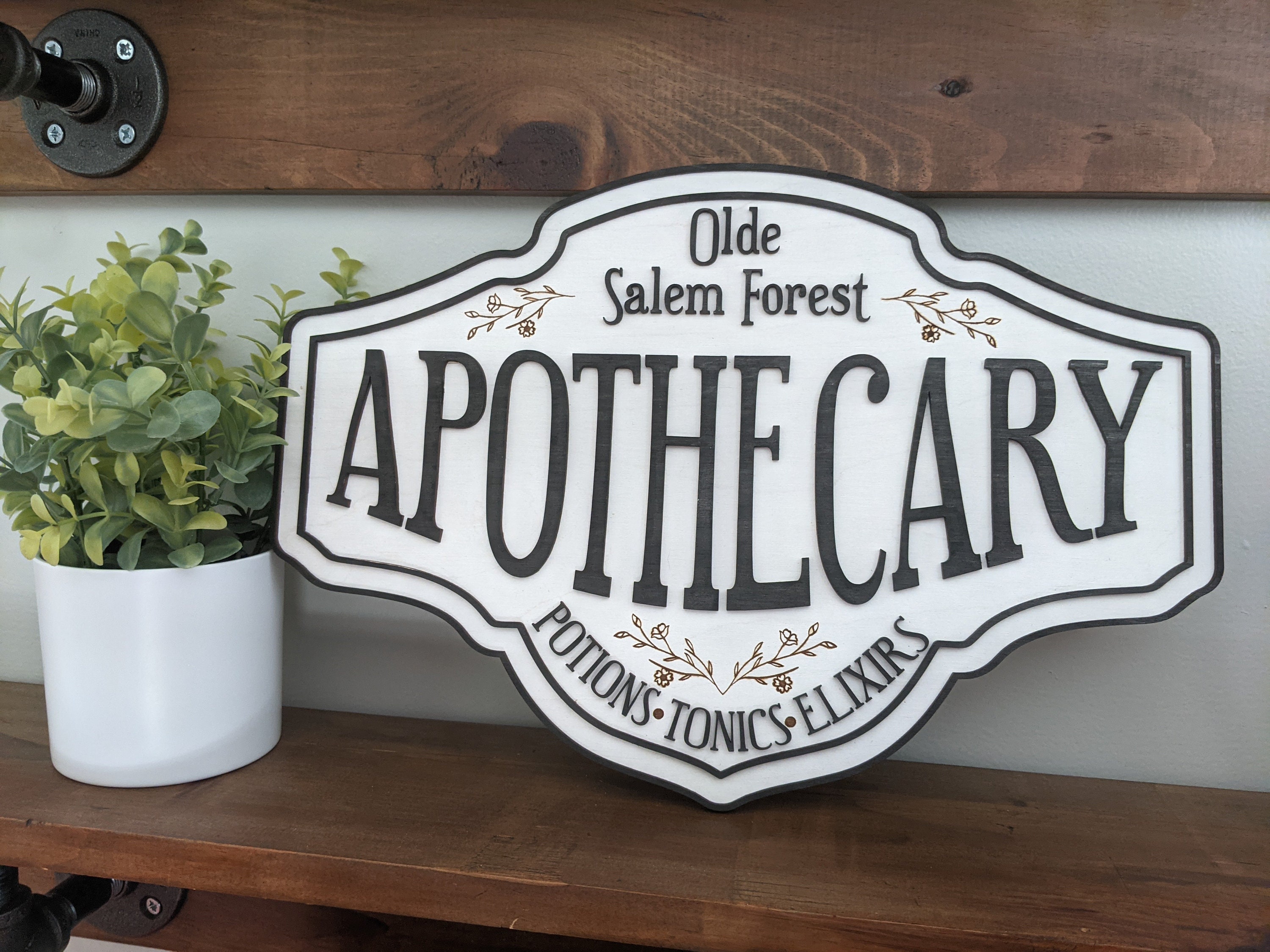 Olde Salem Forest Apothecary SVG - Etsy