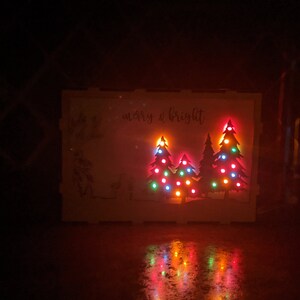 Snowman Light Box/frame - Etsy