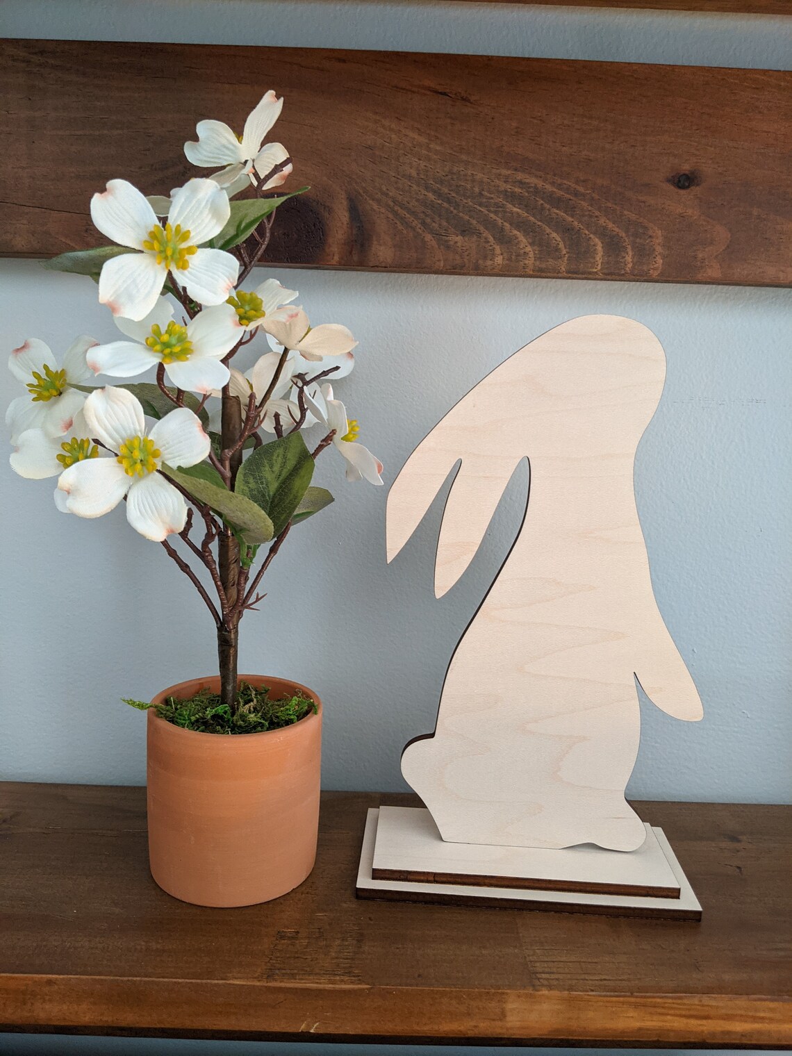 Bunny with stand | Etsy