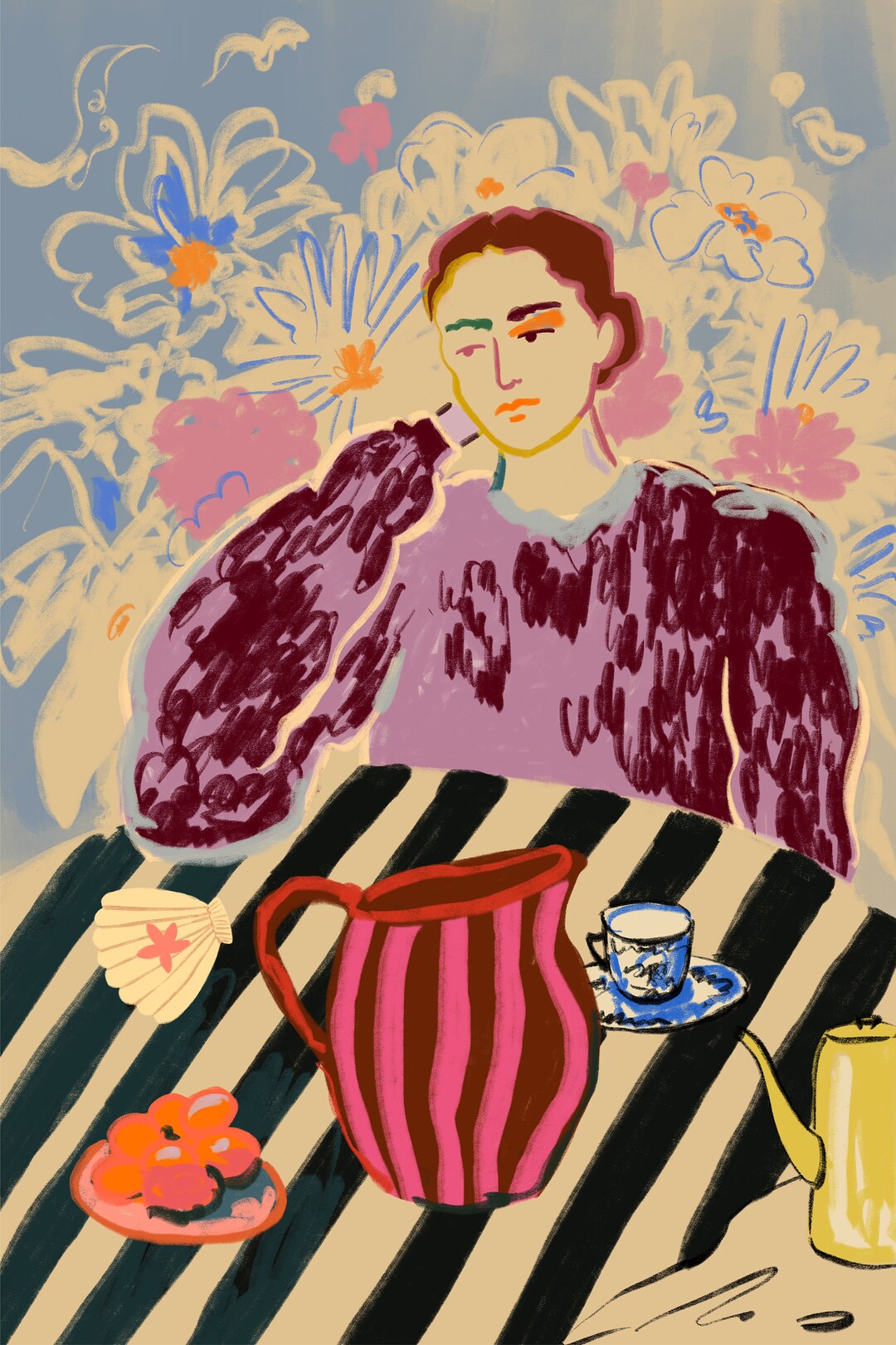 TANGERINES Digital Art Print - Etsy