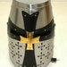 Medieval Knight Helmet Jerusalem Knight Helmet Medieval Helmet Templar ...