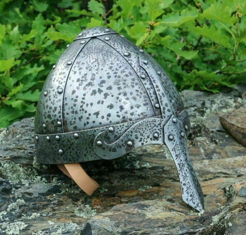 18GA SCA LARP Medieval Viking Norman Nasal Helmet Replica II | Etsy