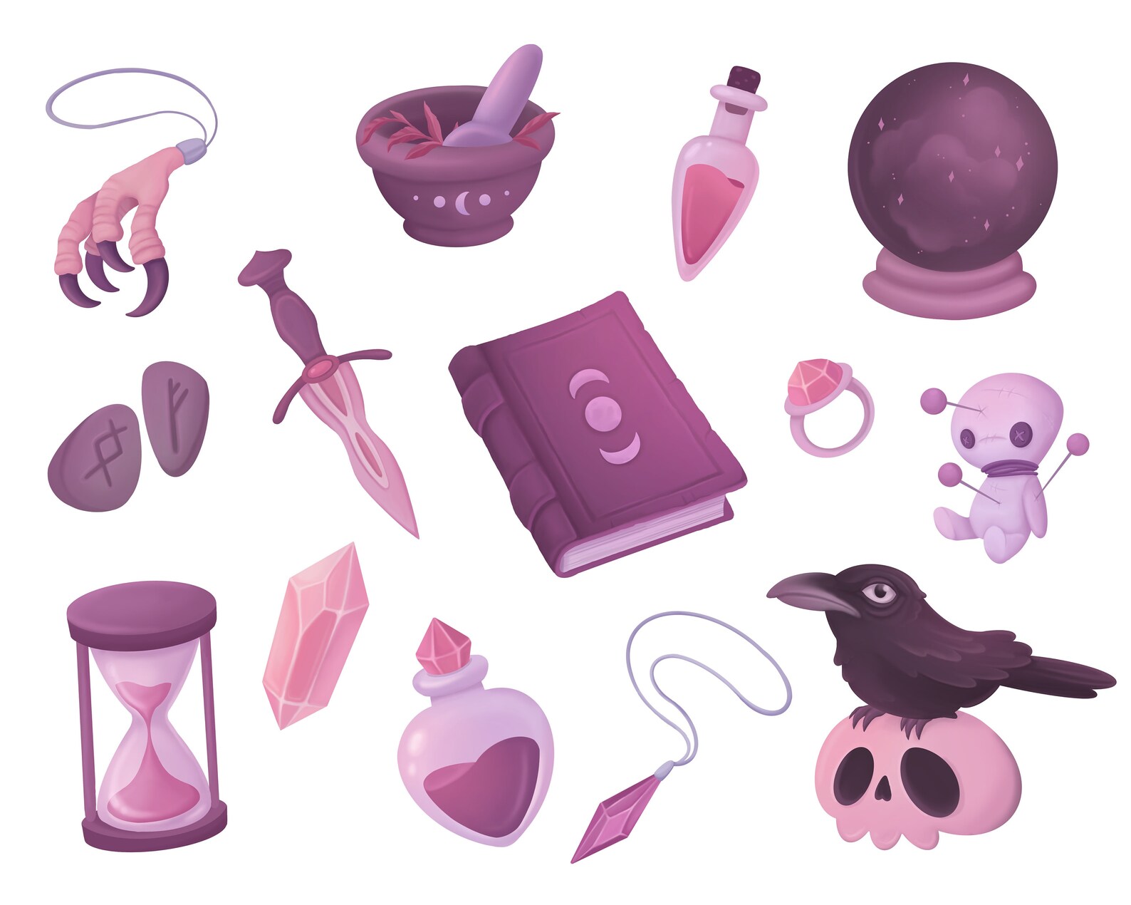 Magic Clipart Witches Clipart Witch Clipart Occult Spooky Clipart ...