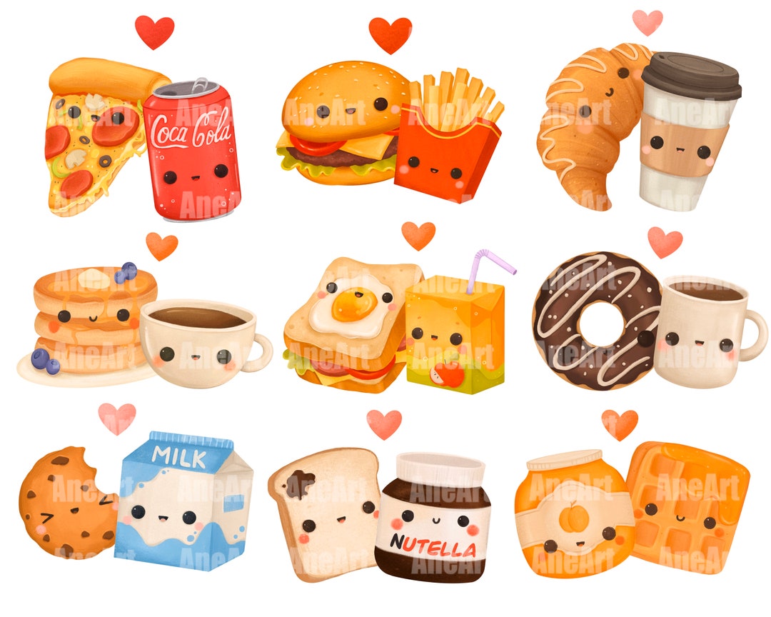 Valentines Food Png, Kawaii Food, Perfect Match, Food Love, Food Couple ...