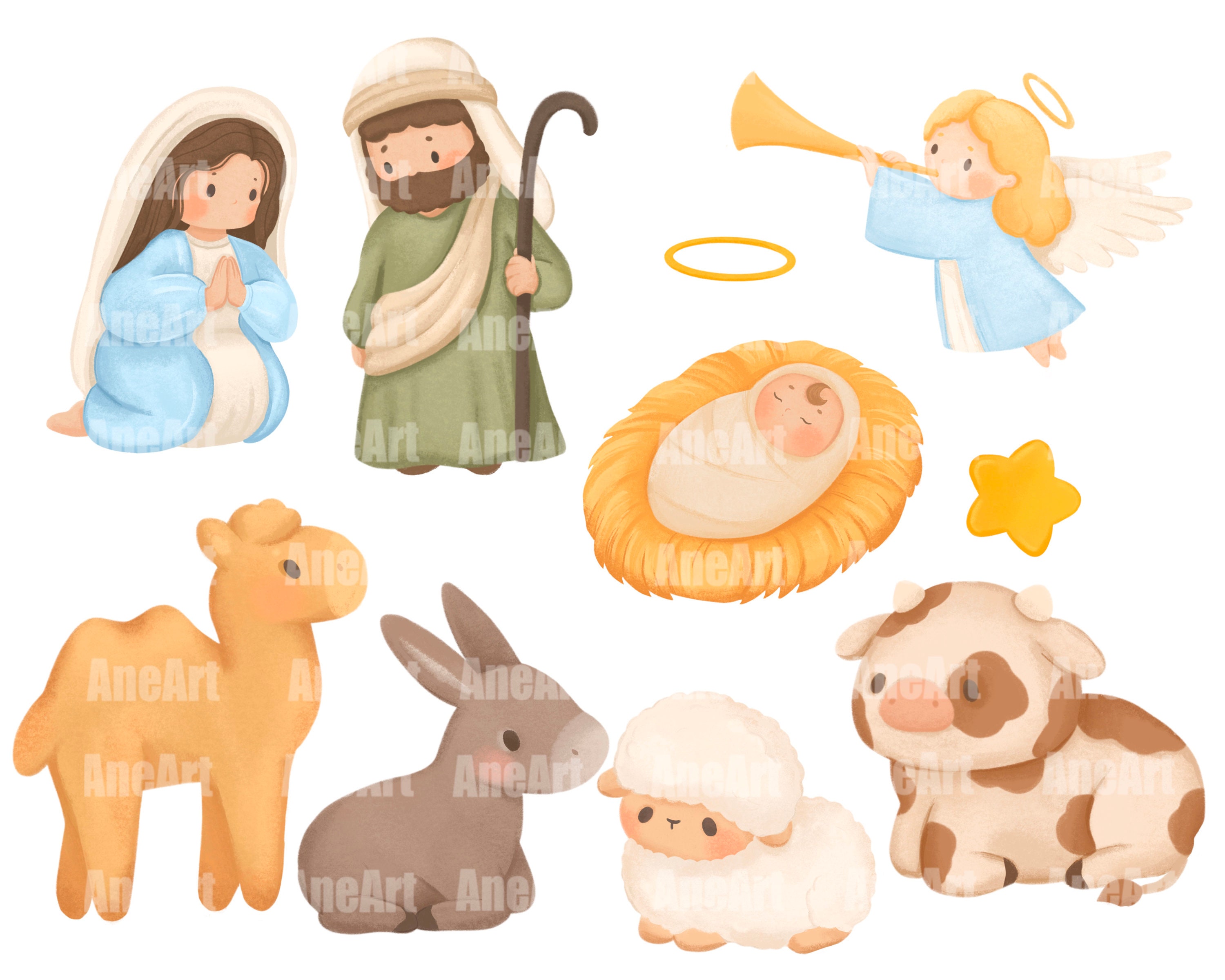 Christmas Nativity Png, Nativity Clip Art, Christian Clip Art, Religion ...