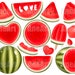 Cute Watermelon Clip Art, Kawaii Watermelon Png, Watermelon Slices ...