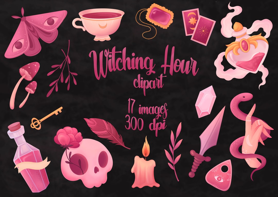 Witches Clipart Halloween Clipart Witch Clipart Magic Clipart Occult ...